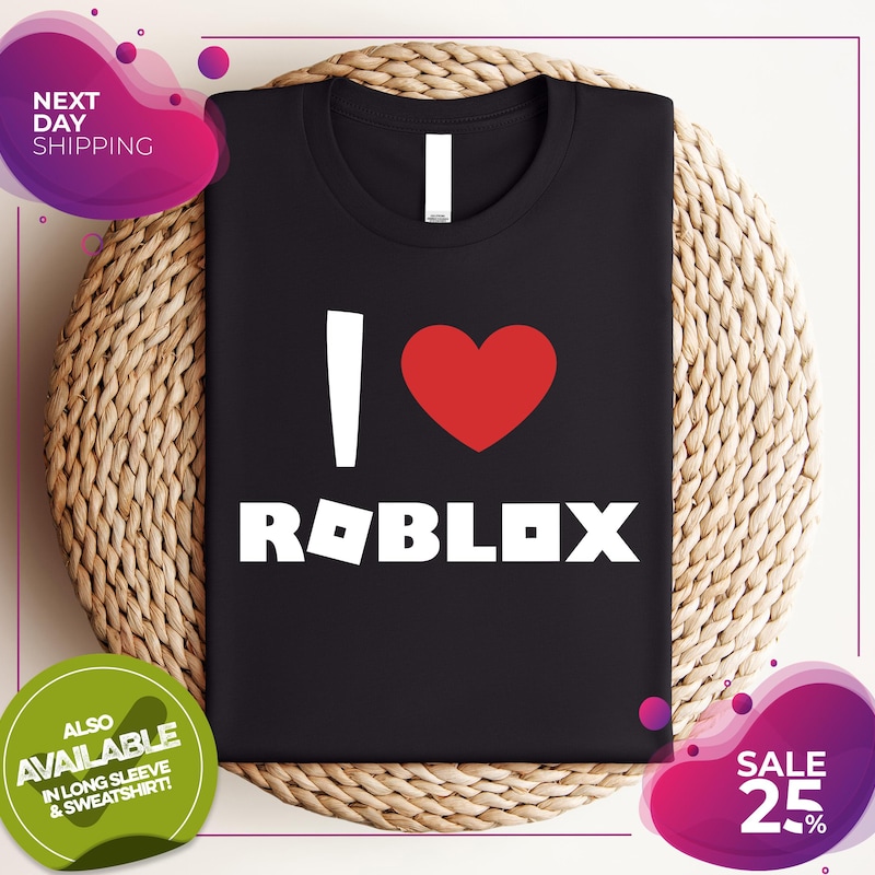 Roblox I Love T Shirts - Etsy