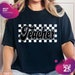Comfort Colors® Teacher Tee Checkered Teacher Shirt Retro Teacher Shirt ...