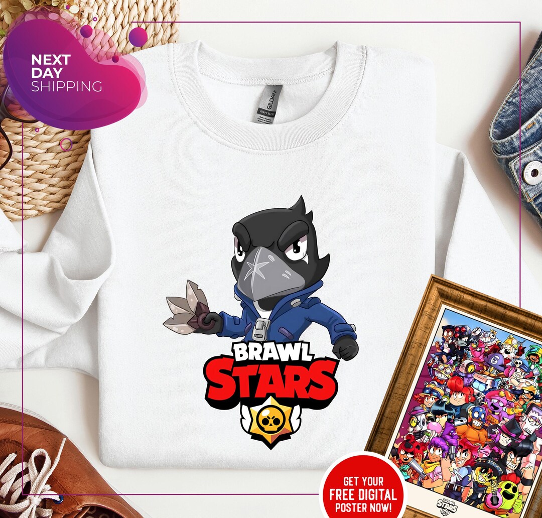 Brawl Stars Sweatshirt | All Brawl Stars Characters | Brawl Stars ...