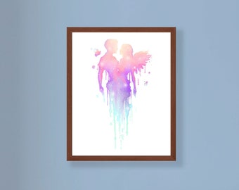 Star Crossed Drawing - Etsy