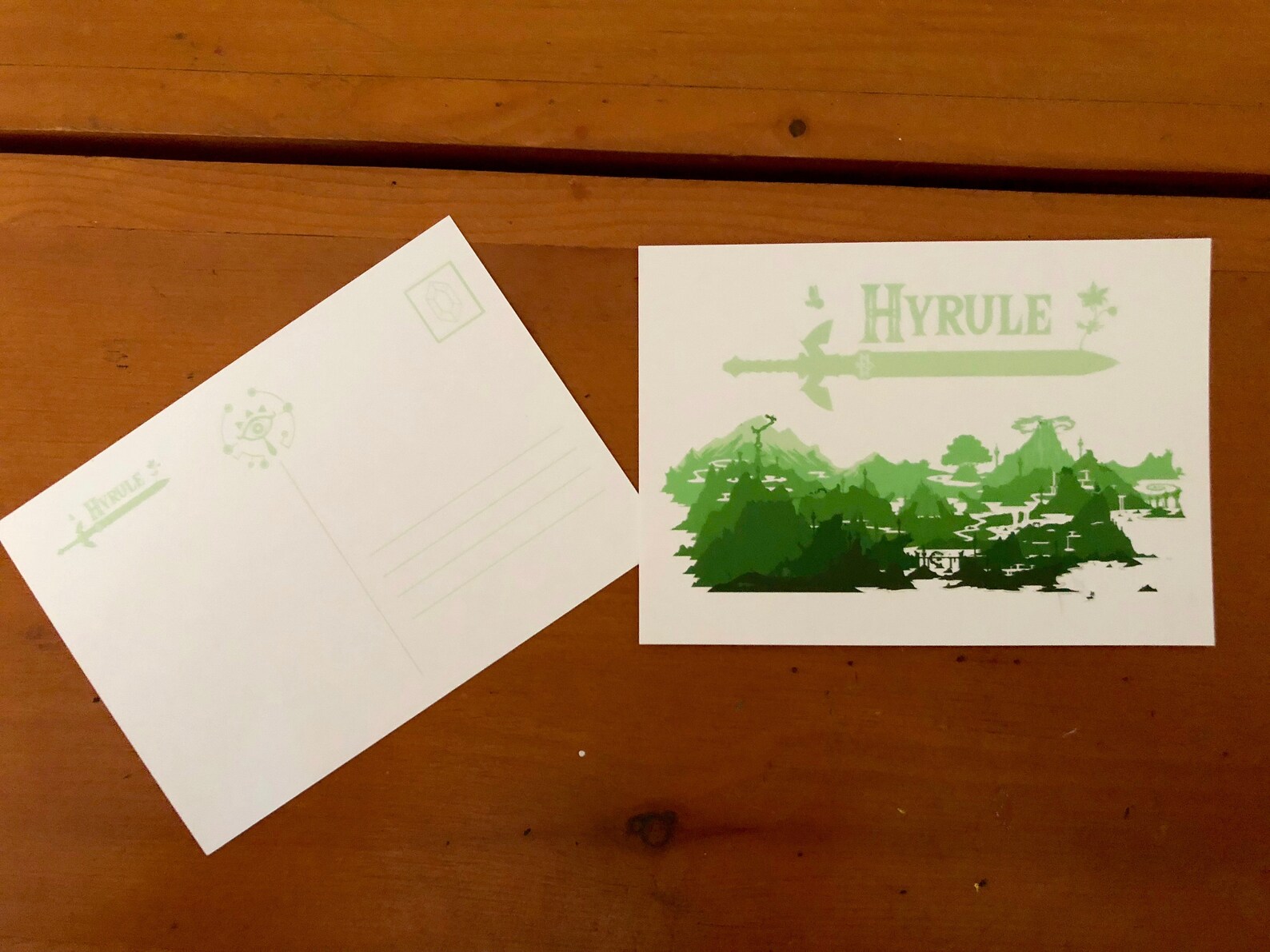 The Legend of Zelda: Breath of the Wild (inspired) Postcard - Etsy