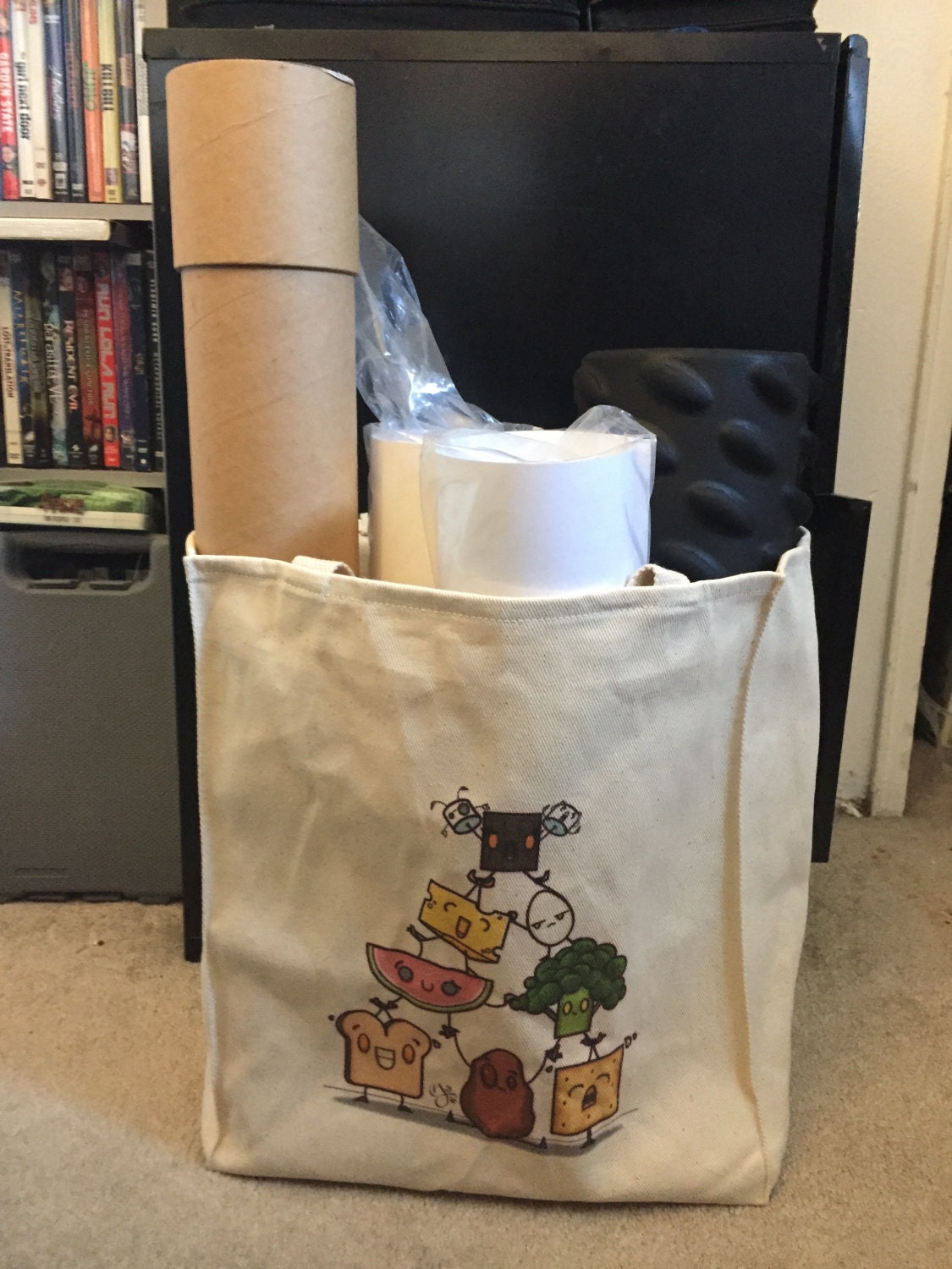 Food Pyramid Canvas Bag - Etsy