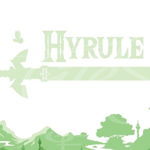 Hyrule (BOTW) - Etsy