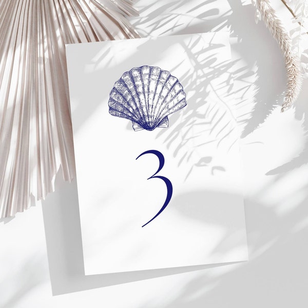 Beach Table Numbers - Etsy