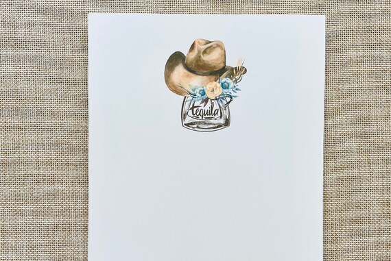 Notepad Western Notepad - Etsy