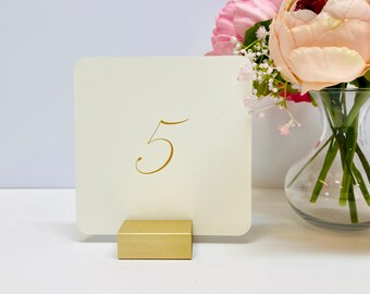 Wedding Table Numbers Ivory - Etsy