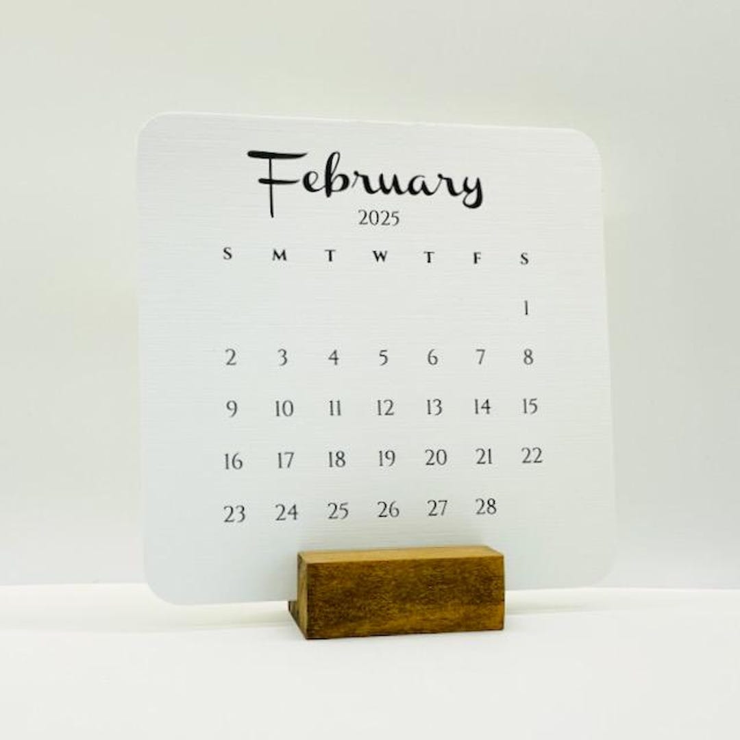 2025 Desk Calendar by Gallery360design - Etsy