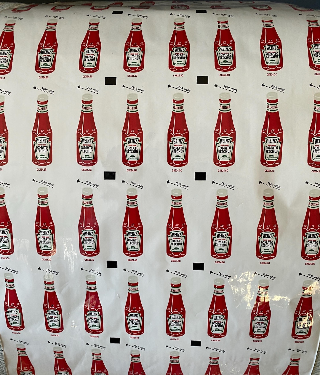 Vintage Heinz Ketchup Packet Foil Paper: Crafting, Scrapbooking & Junk ...