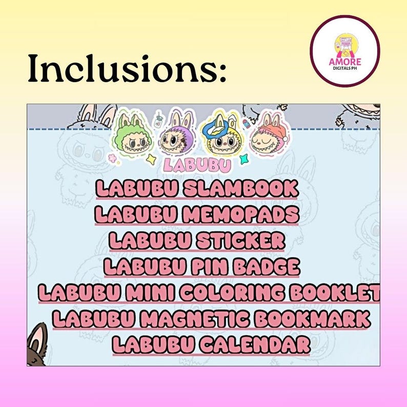 Labubu Monster Bundle - Etsy