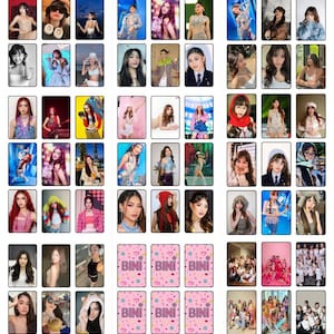 Bini Collection, Photo Cards, Slambook, Printable Set, Stickers - Etsy