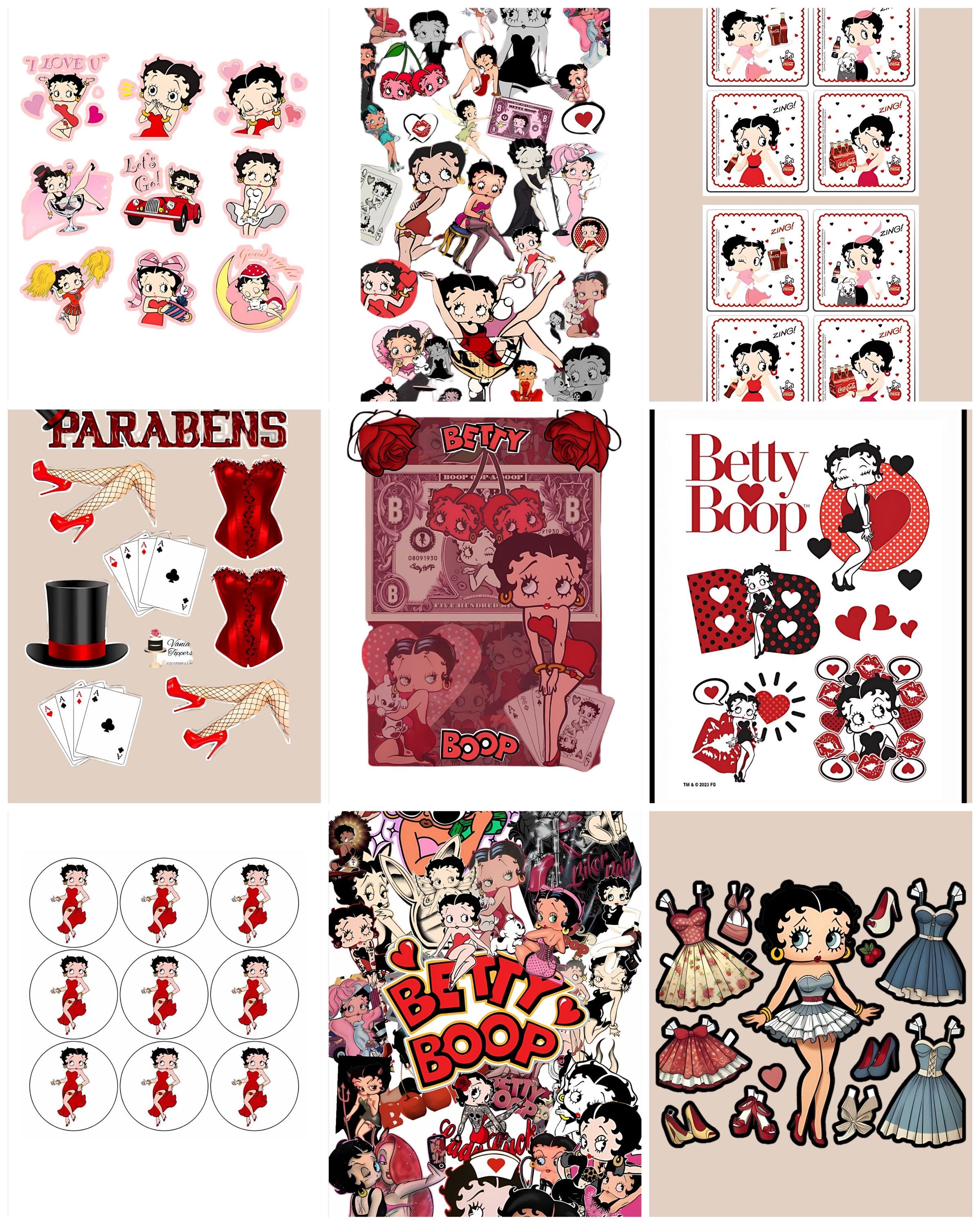 Betty Boop Sticker Pack Printable - Etsy