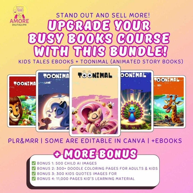Busy Books Creation Course With Animated Busy Books Upgraded Mega ...