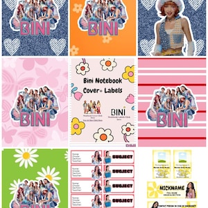 Bini Collection, Photo Cards, Slambook, Printable Set, Stickers - Etsy