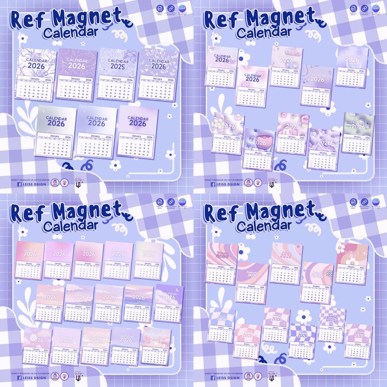 2026 Calendar Bundle: 950+ Designs, Printable PDF Templates - Etsy