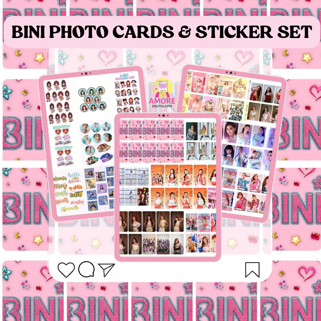 Bini Photo Cards and Sticker Set - Etsy