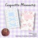 Undated Coquette Planners Editable and Printable Templates - Etsy