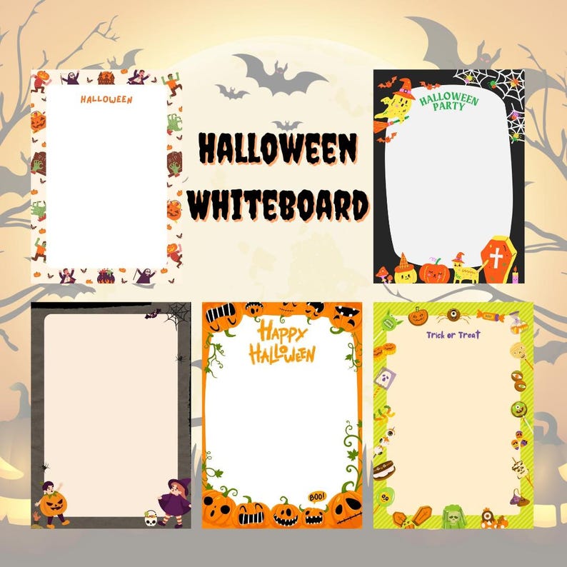 Halloween Templates Bundle - Etsy