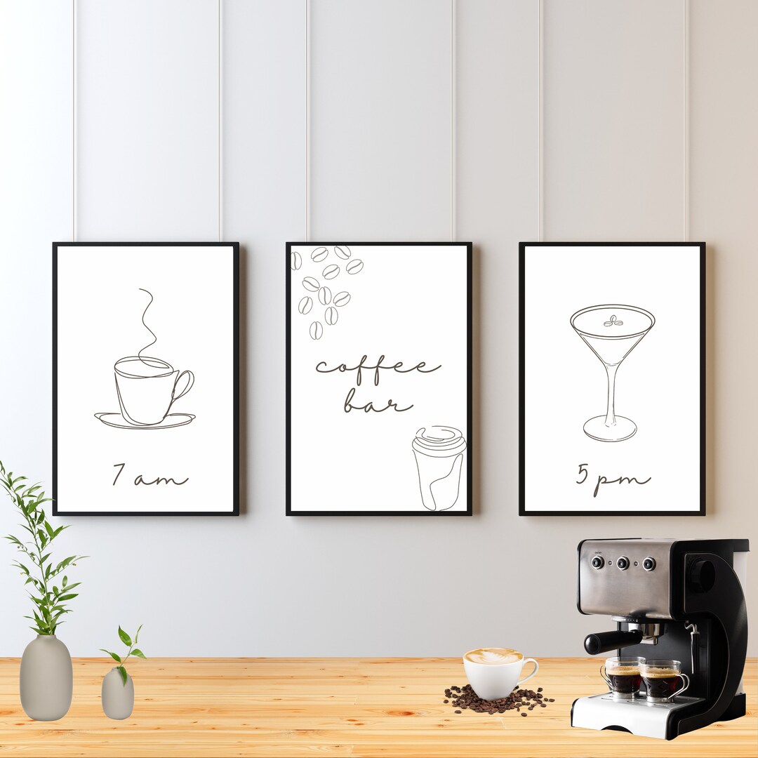 Coffee Bar Printable Set - Etsy