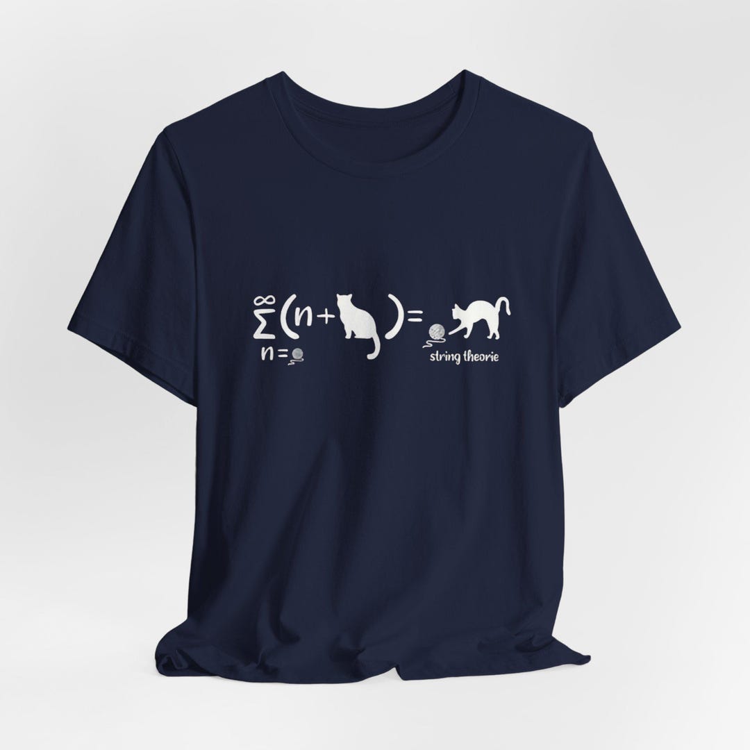 Cat String Theory T-shirt | Math Physics Humor Tee - Etsy
