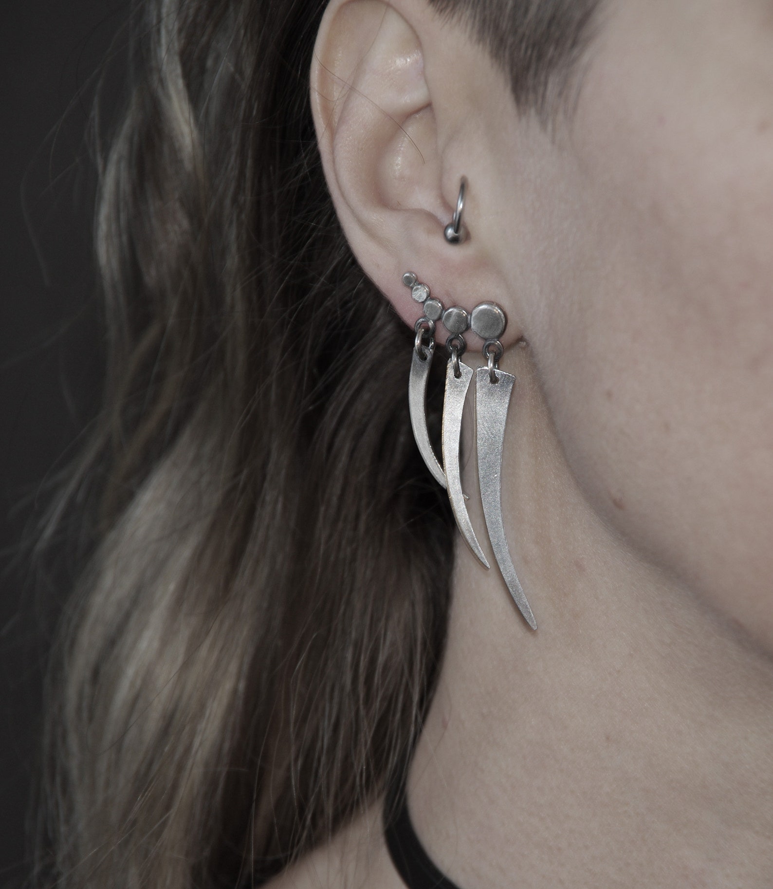 CREEPERS Single Piercing Crawling Earrings - Etsy