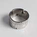RUINED Textured Silver Band - Etsy