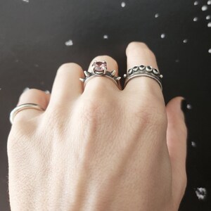 HURT Ring With Pink Cz - Etsy