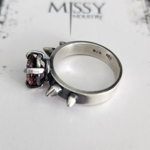 HURT Ring With Pink Cz - Etsy