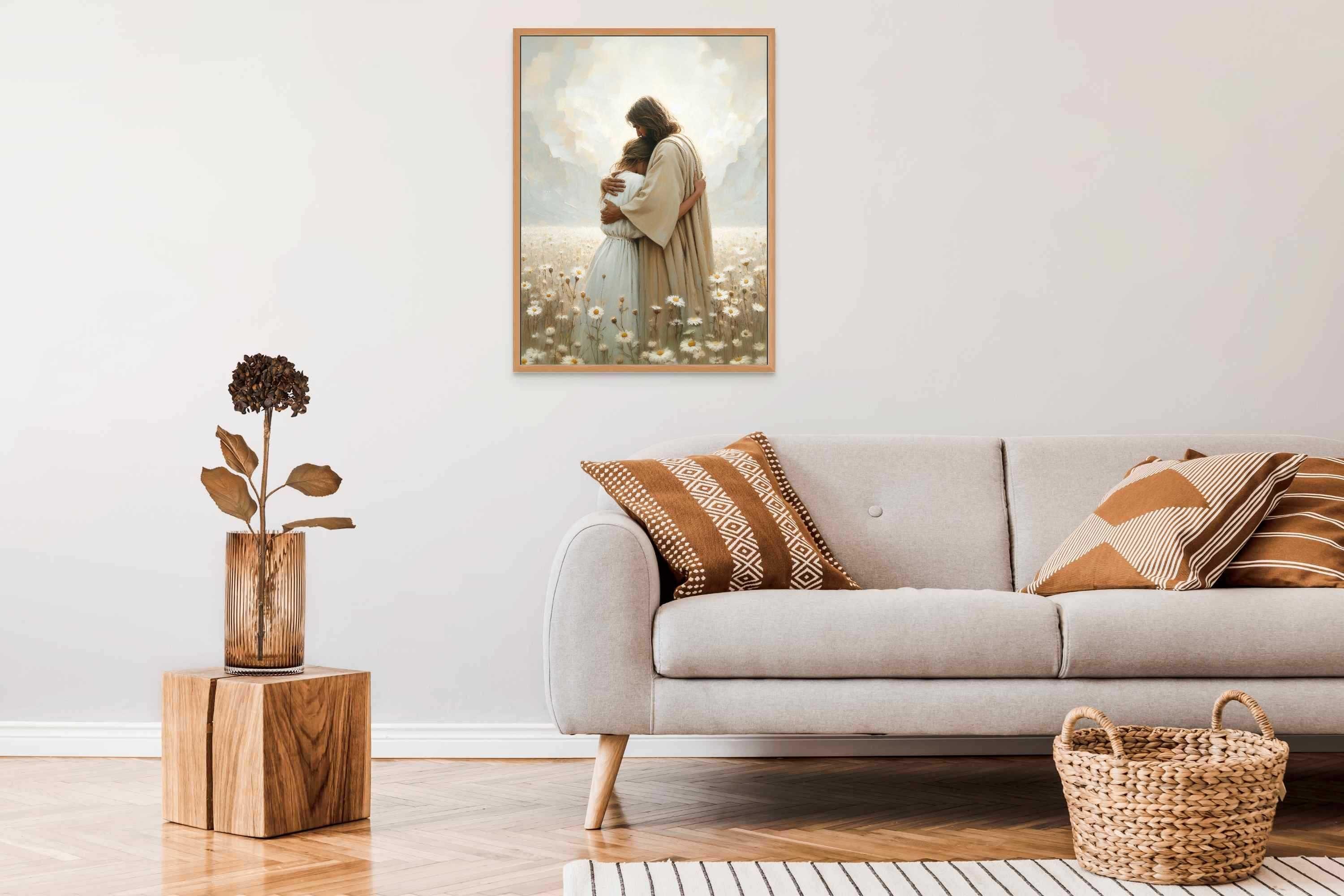 He Loves You, Christian Painting, Jesus Hugging Girl, Picture of Jesus ...