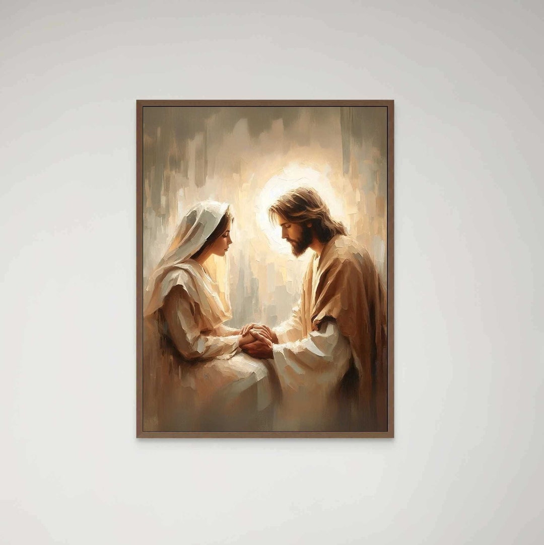 Compassion and Love, Christian Art, Jesus and Girl Art, Jesus Picture ...