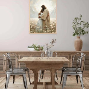 He Loves You, Christian Painting, Jesus Hugging Girl, Picture of Jesus ...