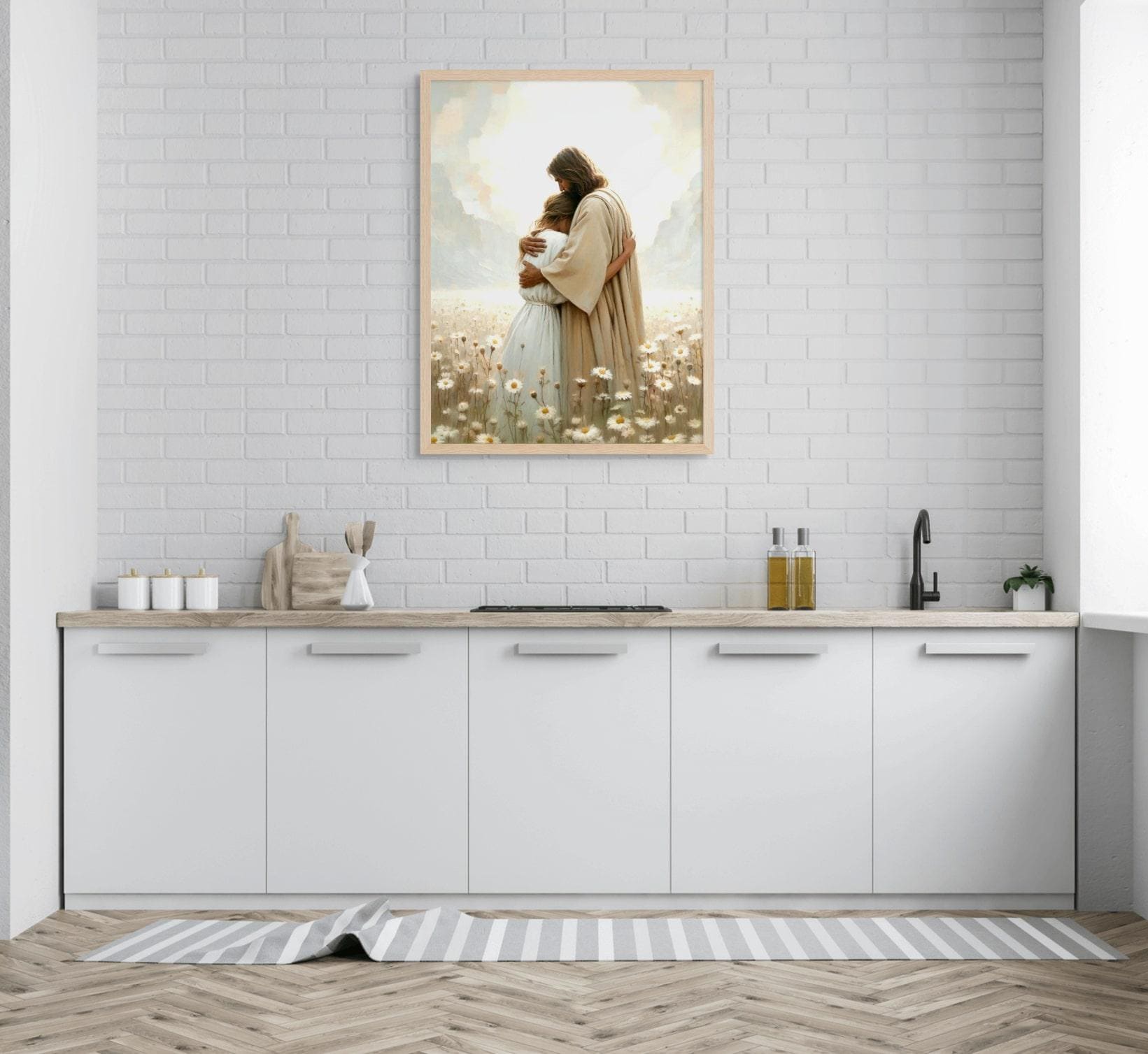 He Loves You, Christian Painting, Jesus Hugging Girl, Picture of Jesus ...