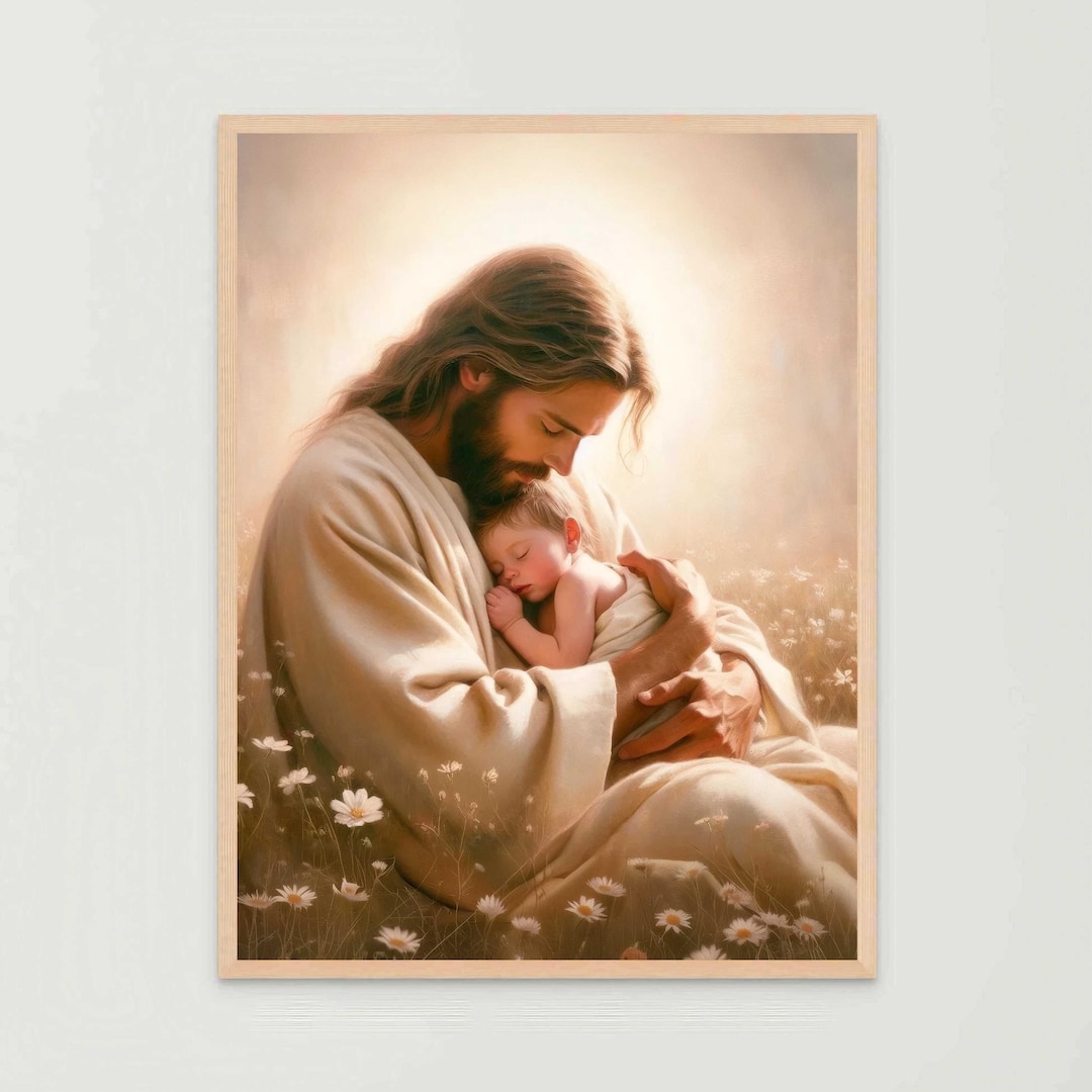True Love, Christian Art, Jesus Hugging Baby, Jesus Prints, LDS Art ...