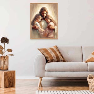 Safe With Christ | Instant Download | Christian Nursery Art | Jesus ...