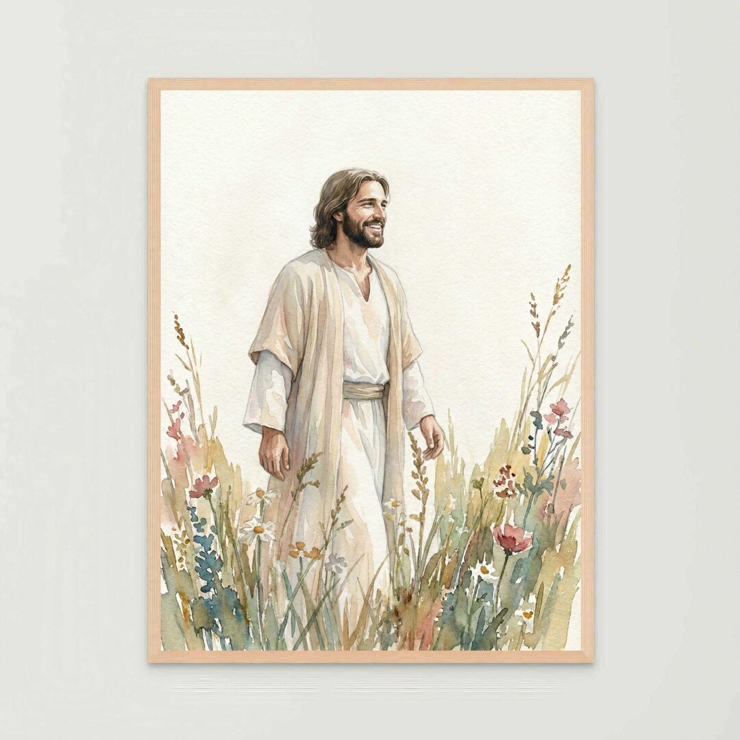 Jesus Smiling, Modern Christian Art, Jesus Art, LDS Art, Jesus Painting ...