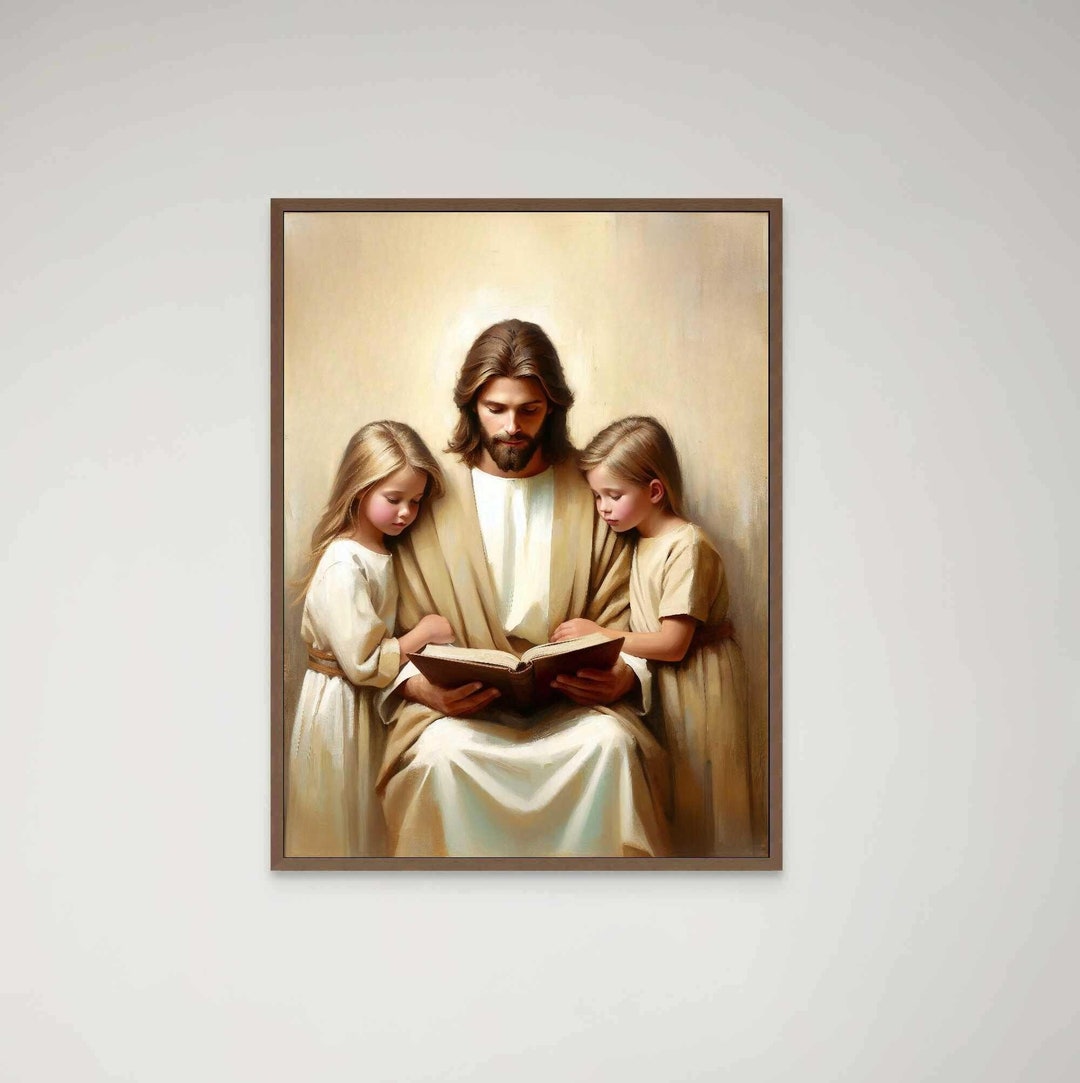 Sisters of Christ, Christian Art, Jesus With Girls, Jesus Portrait, LDS ...