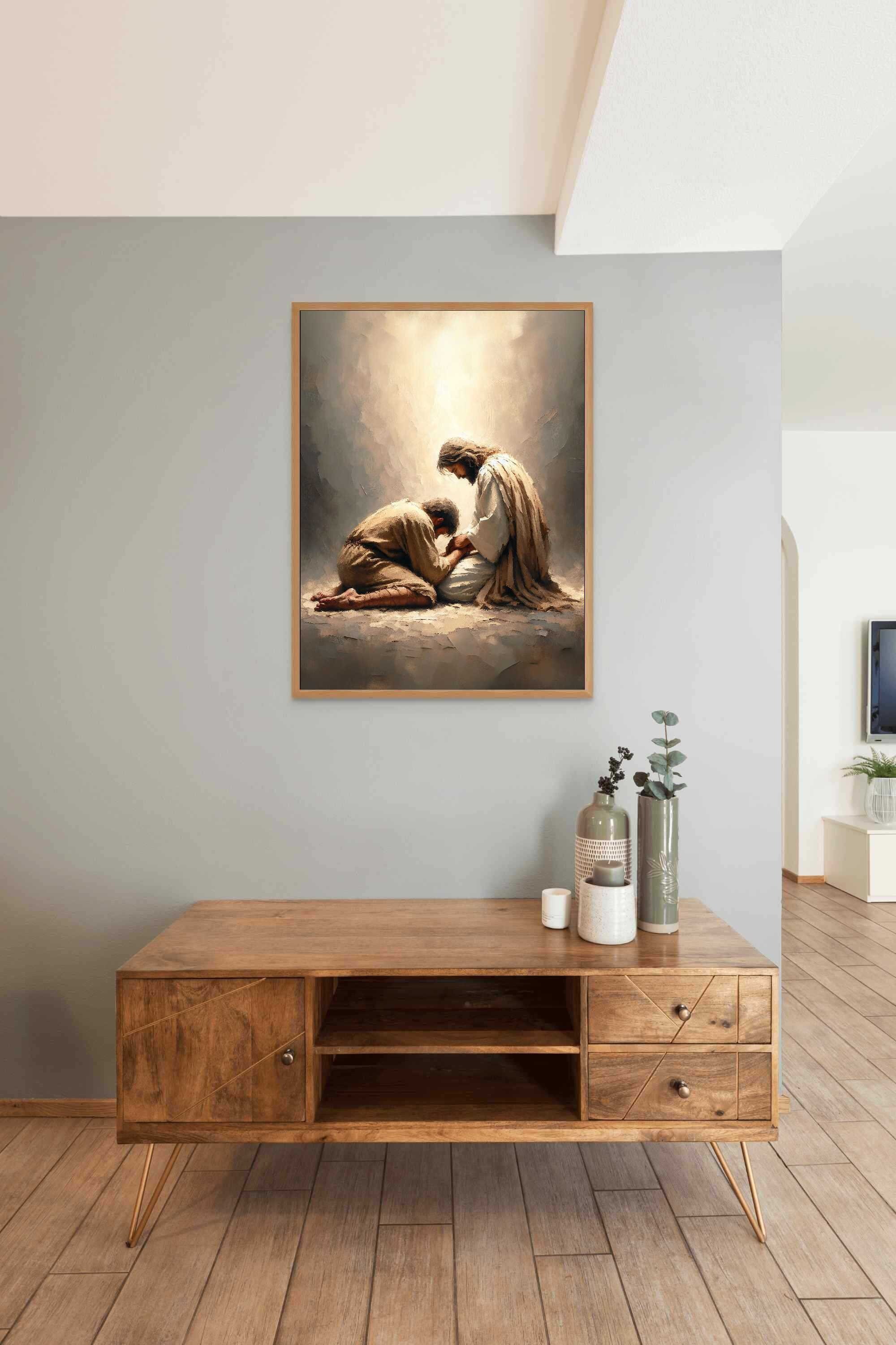 His Wisdom, Christian Art, Jesus With Man, Jesus Art, LDS Art, Bible ...