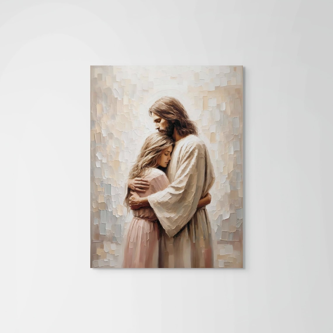 Jesus Hugging Woman, Christian Painting, Jesus Girl Art, Jesus Painting ...
