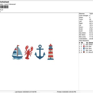 Boat Icon Embroidery Design for Fishing Dad Machine Embroidery File DST ...
