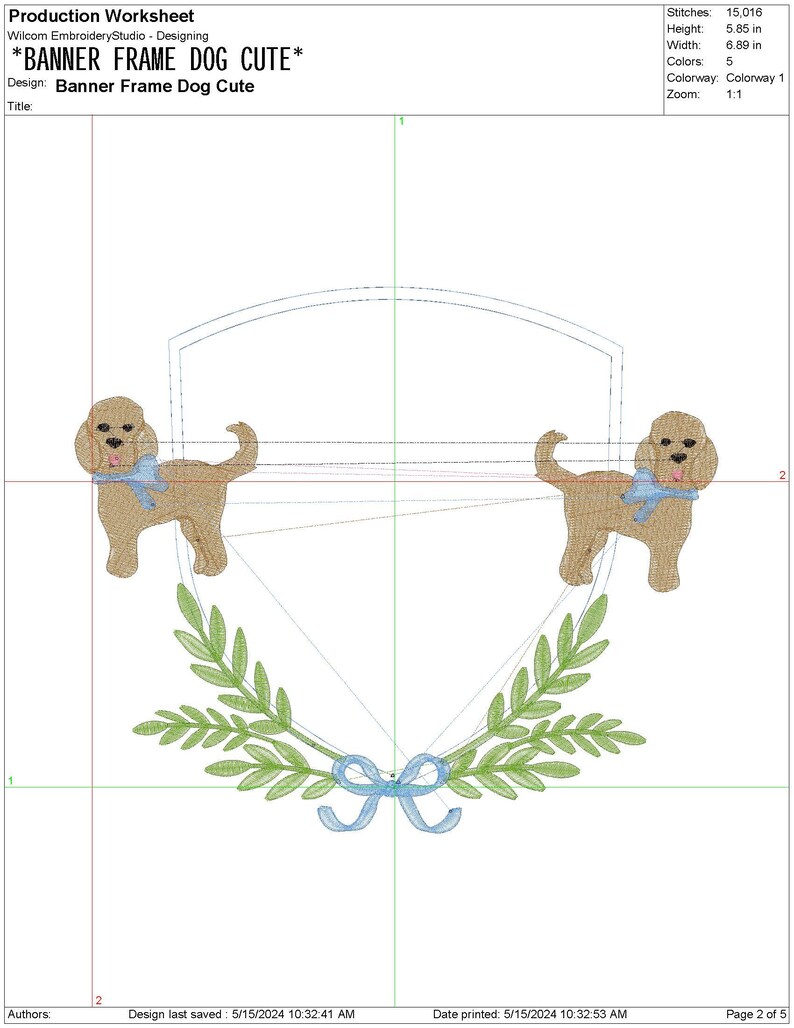 Diseños de bordado de perro Goldendoodle: Diseño de escudo de perro ...
