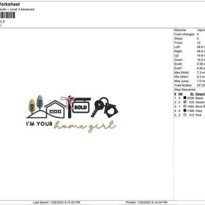 Realtor Embroidery Designs: Home Girl Real Estate Embroidery Machine ...