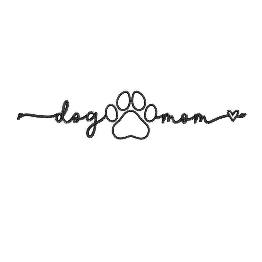 Dog Mom Embroidery Design Mom Dog Lover Machine Embroidery File PES ...