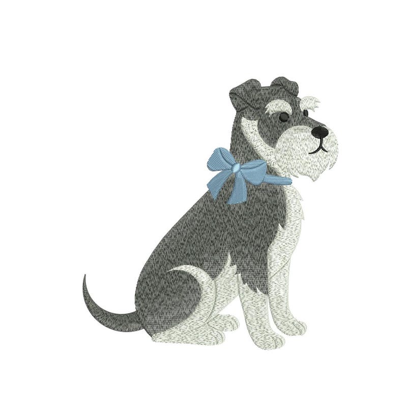 Embroidery Schnauzer Kit - Etsy
