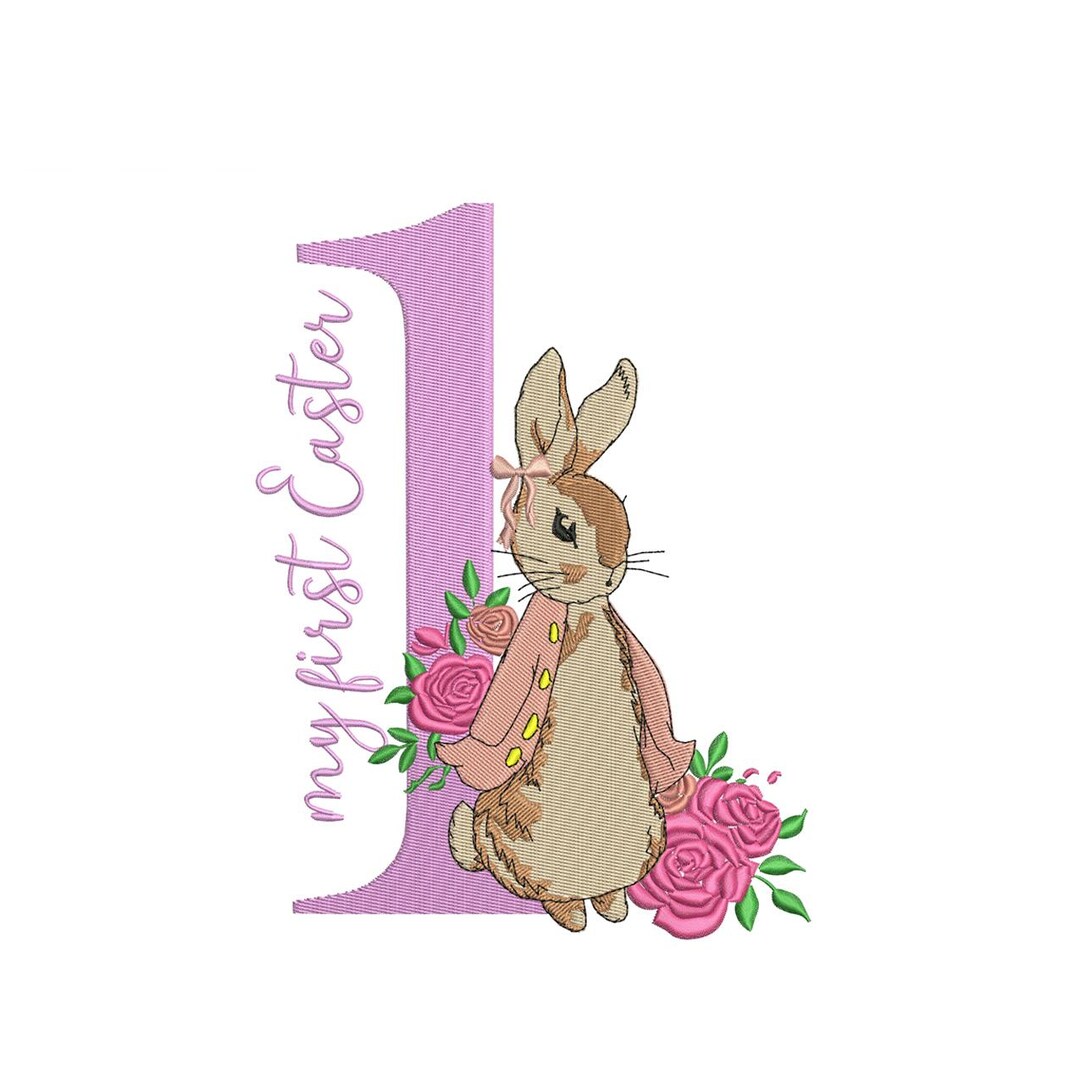 My First Easter Embroidery Design for Baby Banner Machine Embroidery ...