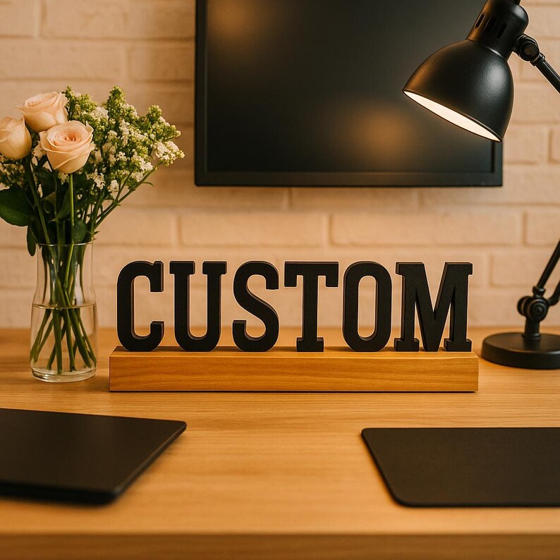 Personalized Desk Name Plate, Office Plaque, Custom Desk Name Plate ...