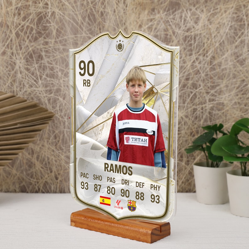 Personalized Soccer FUT Card, Player Card, Real Size Soccer Ultimate ...