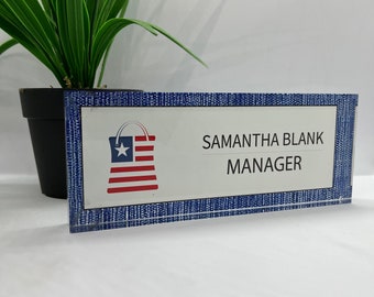 Personalized Company Logo Name Plate,custom Logo Name Plate,office Name ...