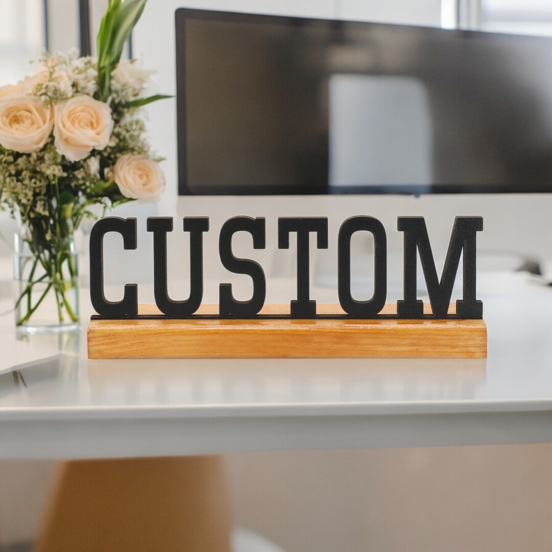 Desk Name Plate, Name Plate for Desk, Desk Nameplate, Desk Name Plate ...