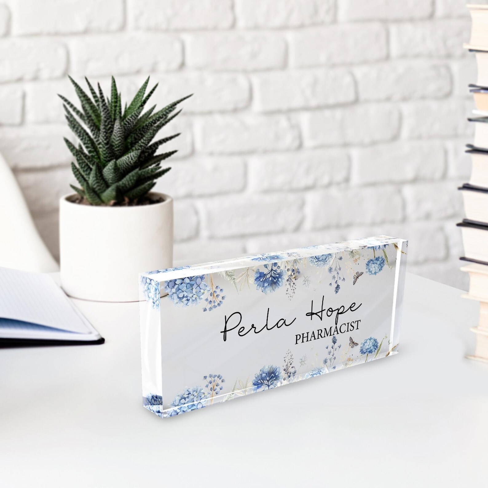 Custom Acrylic Name Plate, Office Name Plate, Personalized Name Plate ...