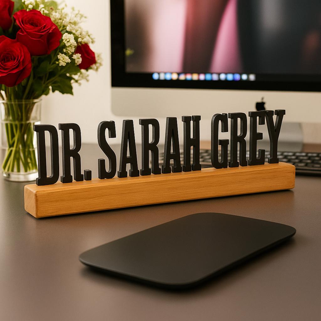Personalized Desk Name Plate, Office Plaque, Custom Desk Name Plate ...
