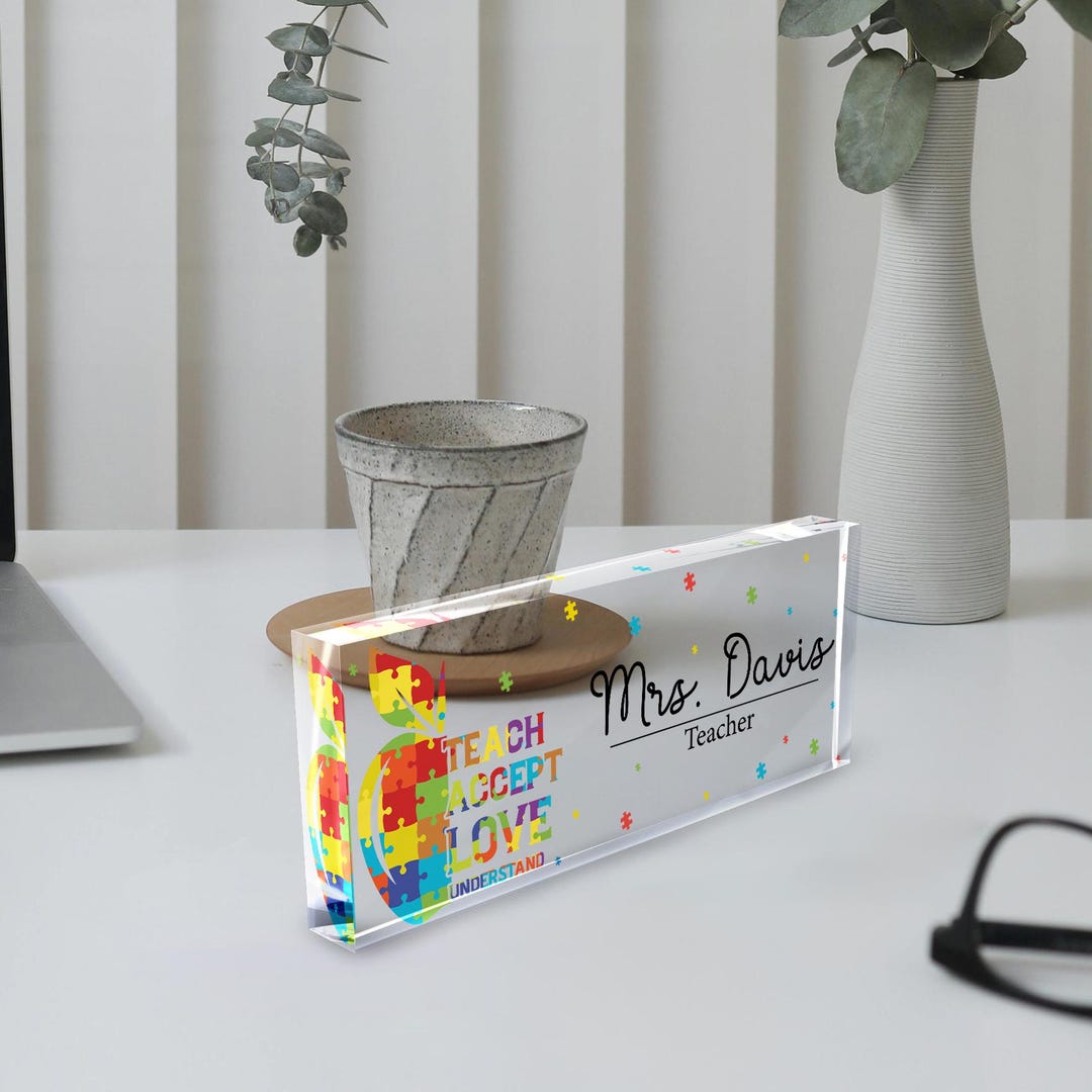 Personalized Thank You for Being Part of My Story Autism Teacher ...